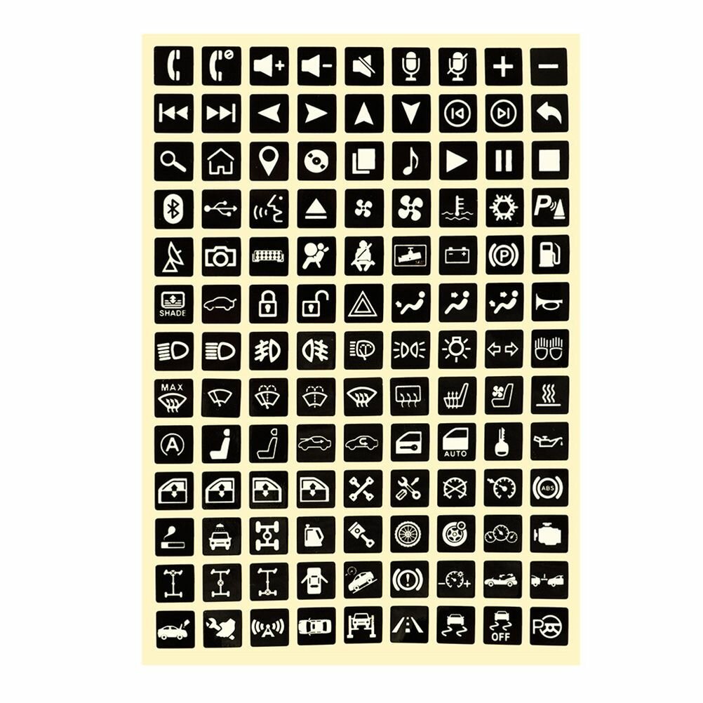 Светящиеся наклейки на кнопки, универсальные, водостойкие