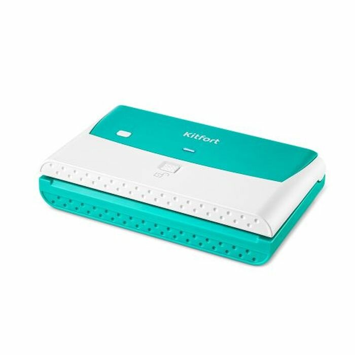 Вакуумный упаковщик Kitfort КТ-1512-3 белый/бирюзовый