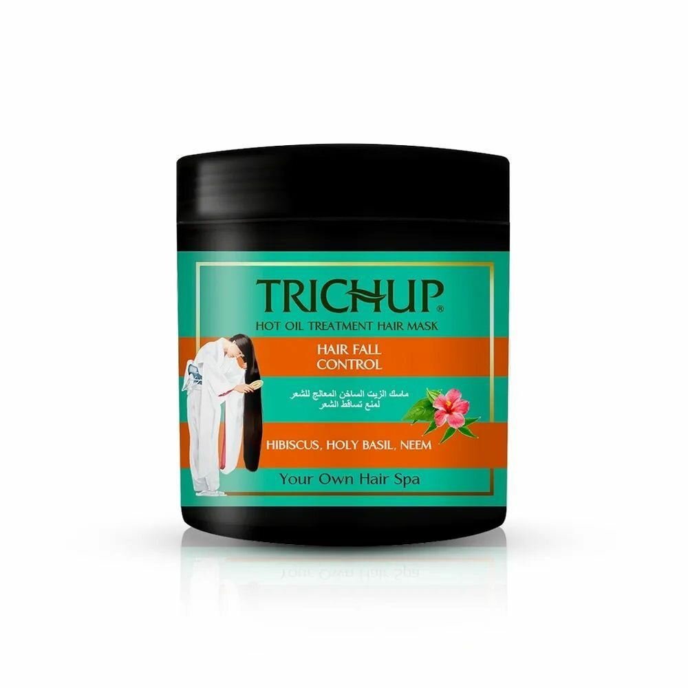 Trichup HOT OIL Treatment Hair Mask HAIR FALL CONTROL Vasu / Тричуп Маска для волос контроль выпадения Васу, 500 мл.