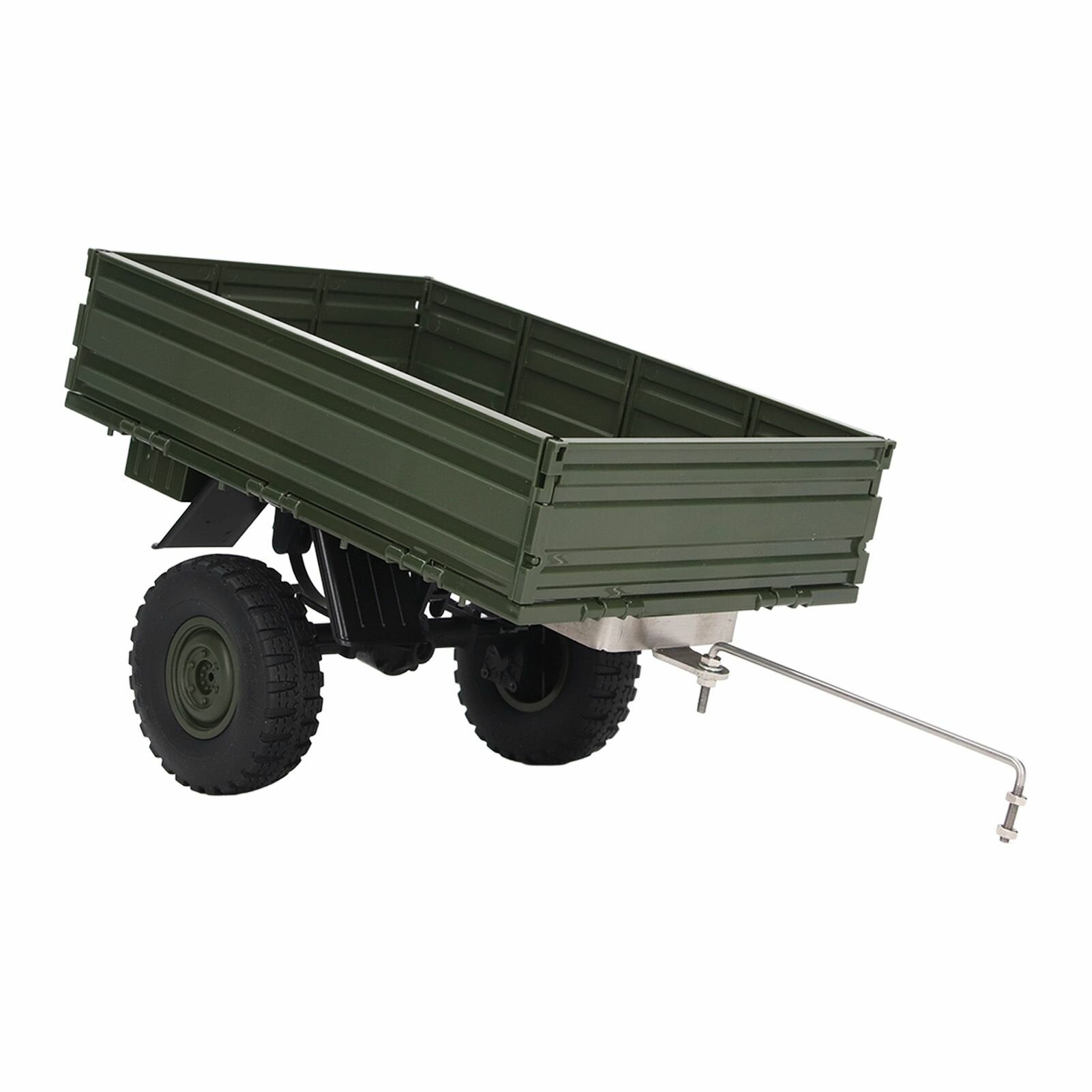 Радиоуправляемый автомобильный прицеп с дистанционным управлением, грузовой перевозчик для модели P06 Unimog, запасные части для радиоуправляемого автомобиля, аксессуары, зеленый