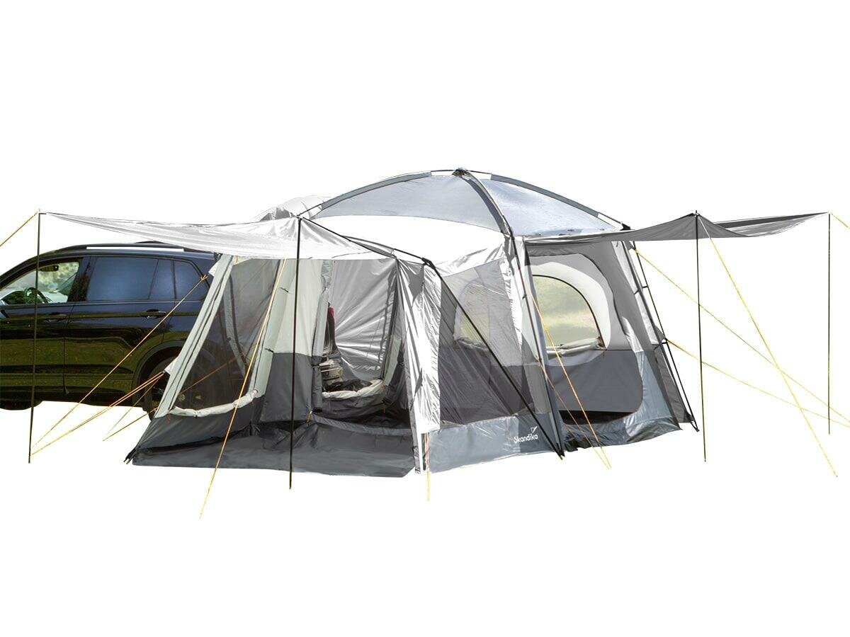Decathlon Палатка автомобильная задняя Skandika Pitea XL Cross, 4-местная, 1 спальня + тамбур