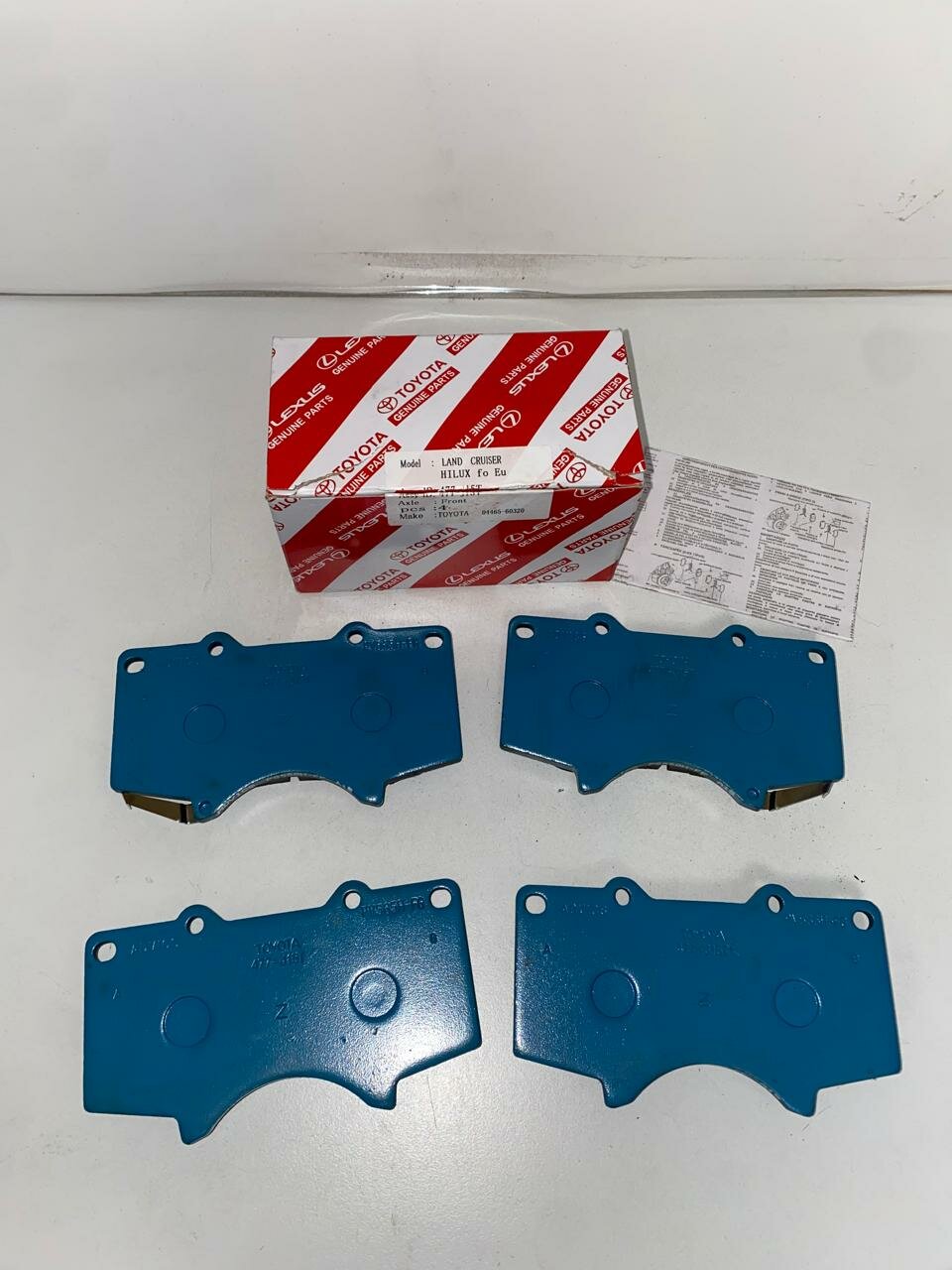 Toyota/ Lexus Колодки тормозные дисковые Передние 0446560320