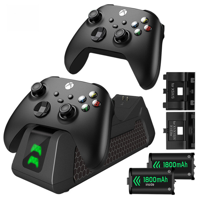 Зарядная станция Skypher, для Xbox Series/One, быстрая зарядка, 1800mAh, черный