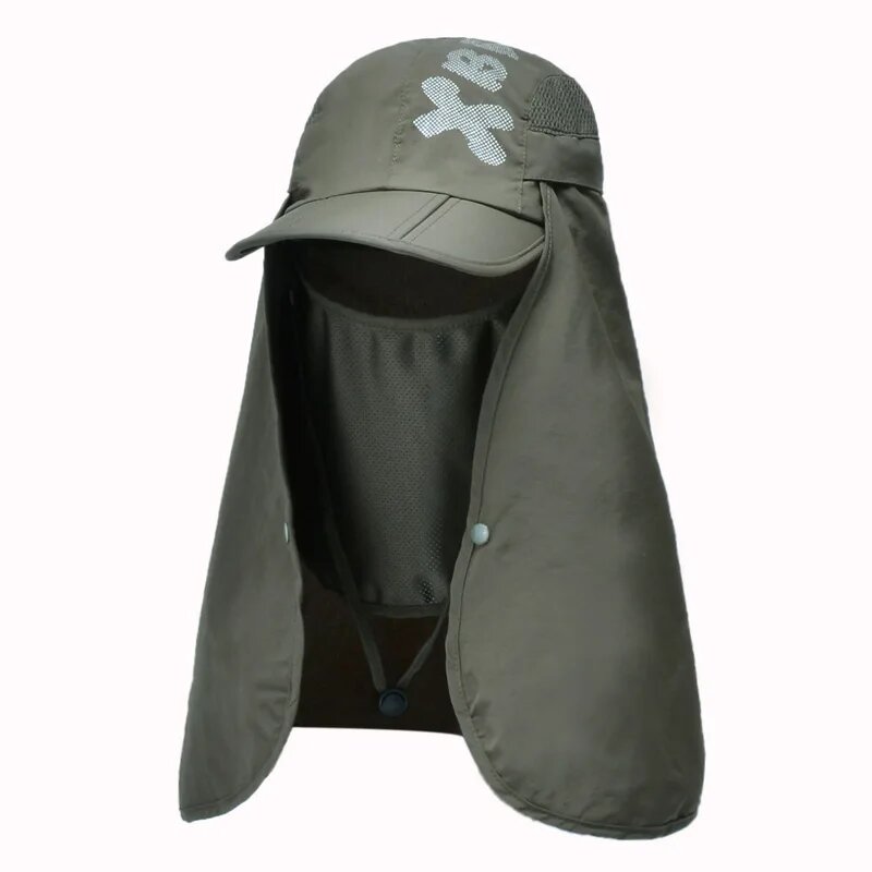 Складная солнцезащитная кепка Polyester Зеленый, Army Green