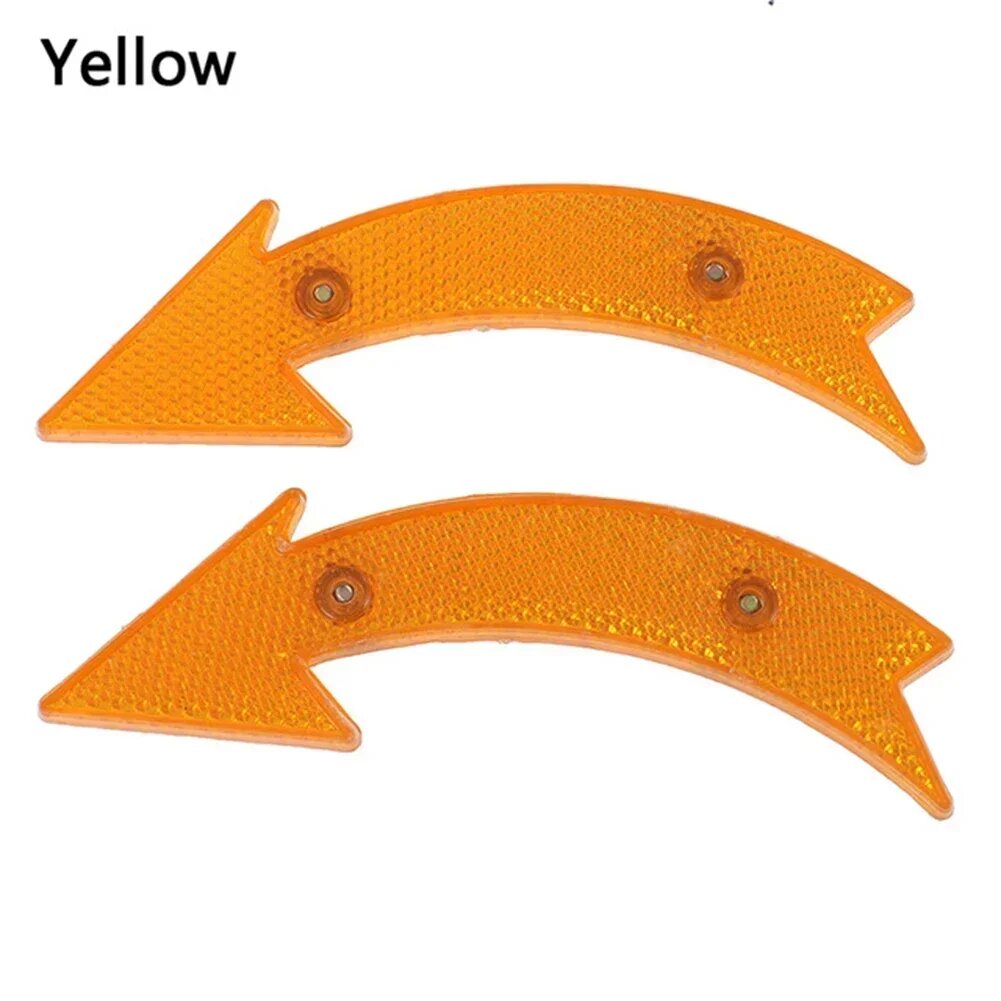 Отражатель для велосипедных спиц MTB, обод колеса шоссейного велосипеда, отражатель, ночная безопасность, светоотражающий лист со стрелкой, аксессуары для велоспорта