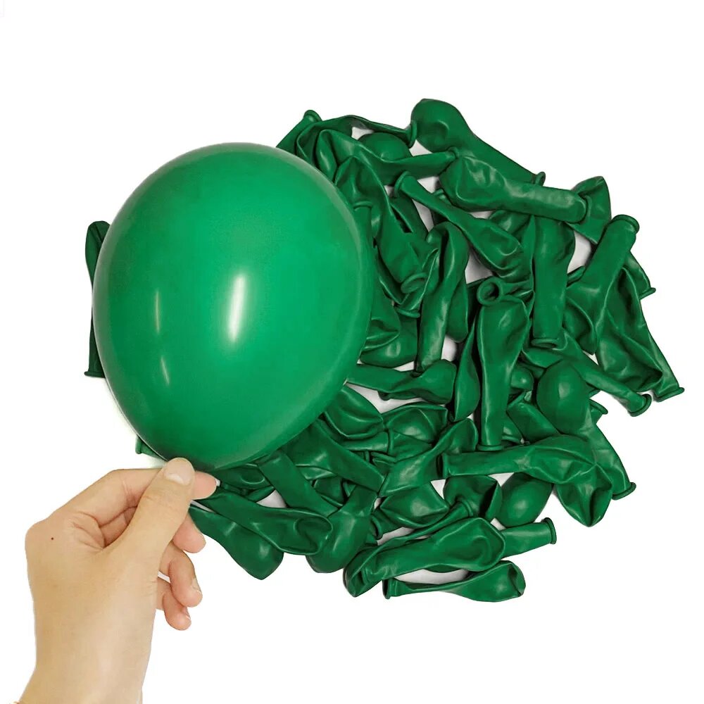 Зеленые шары 5 дюймов 10 шт. MicroPlush