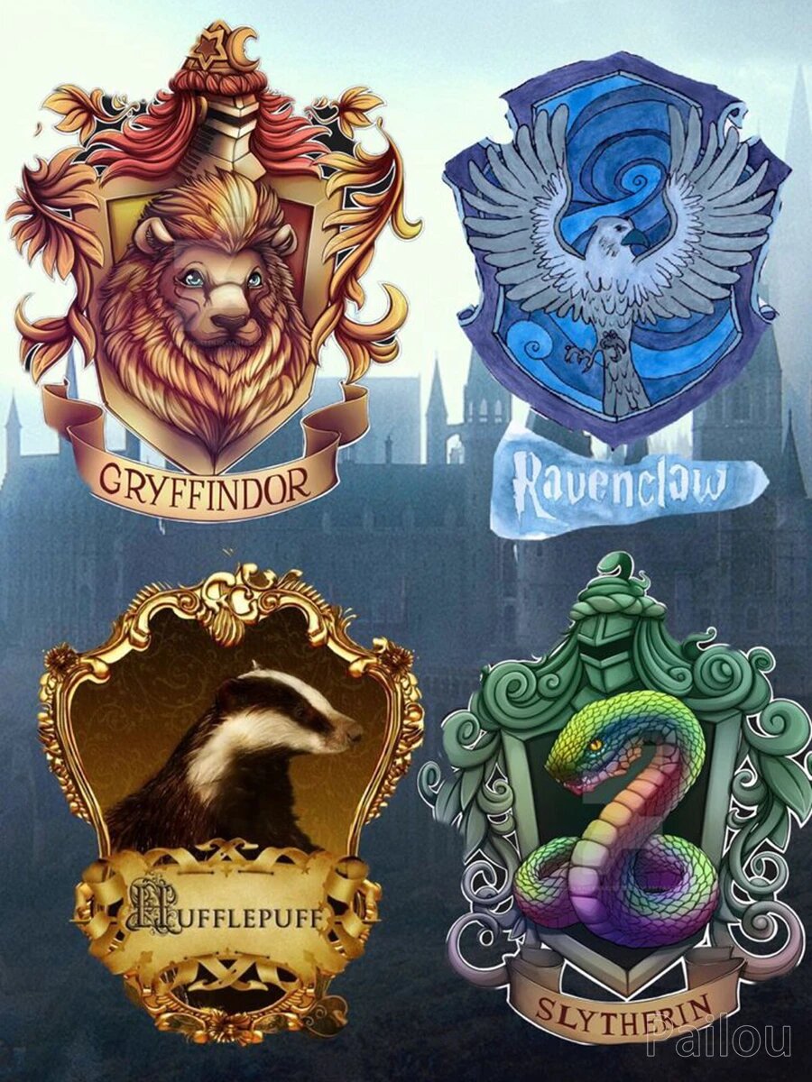 Алмазная мозаика на подрамнике "Гарри Поттер" круглые бриллианты 40х50см