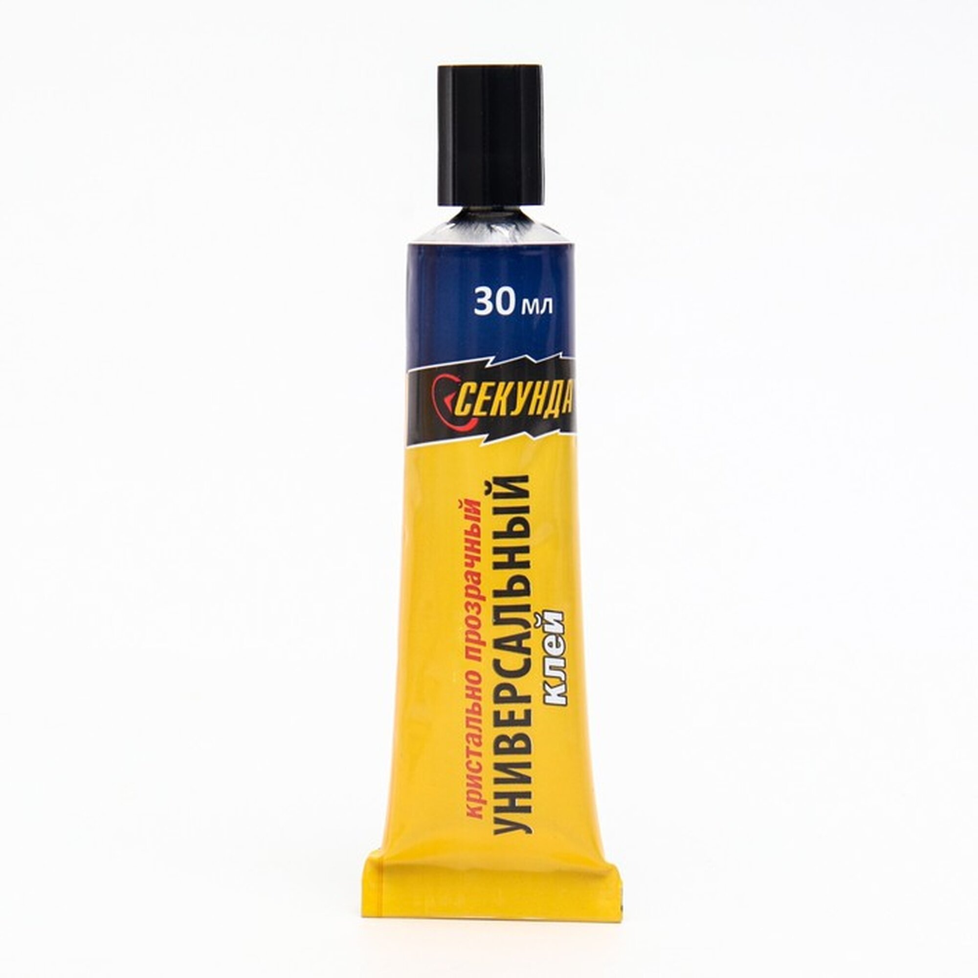 Клей Секунда, универсальный, 30мл, прозрачный, термостойкий, влагостойкий