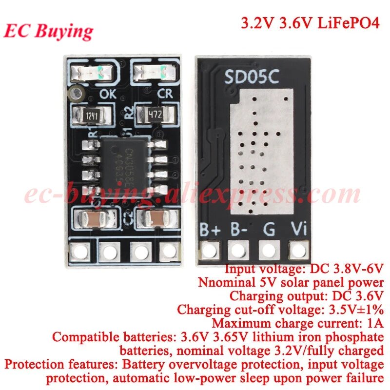 EC Buying MPPT контроллер заряда для литий-ионных аккумуляторов 18650 10pcs, 3.2V 3.6V LiFePO4