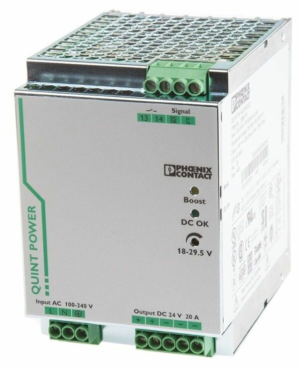 Источники питания Phoenix contact QUINT-PS-/1AC/24DC/20 арт. 2866776