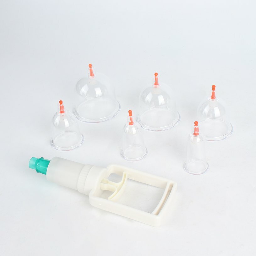 12 шт. Набор вакуумных банок для массажа, более толстые магнитные банки для аспирации