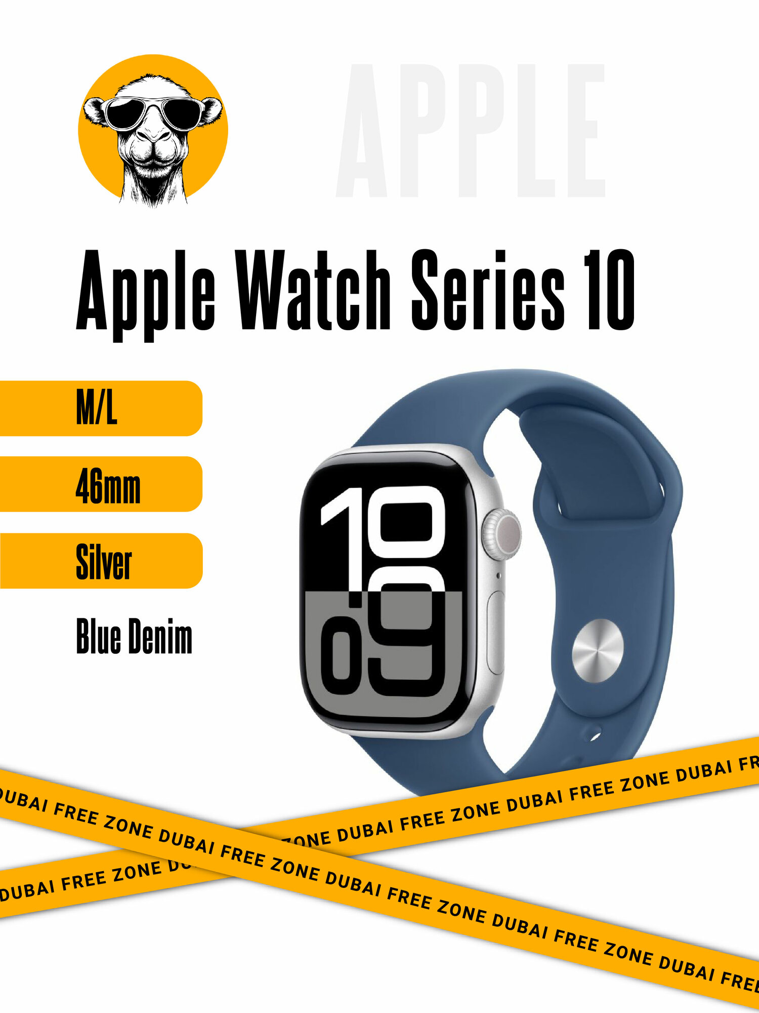 Смарт-часы Apple Watch Series 10 46mm Silver M/L