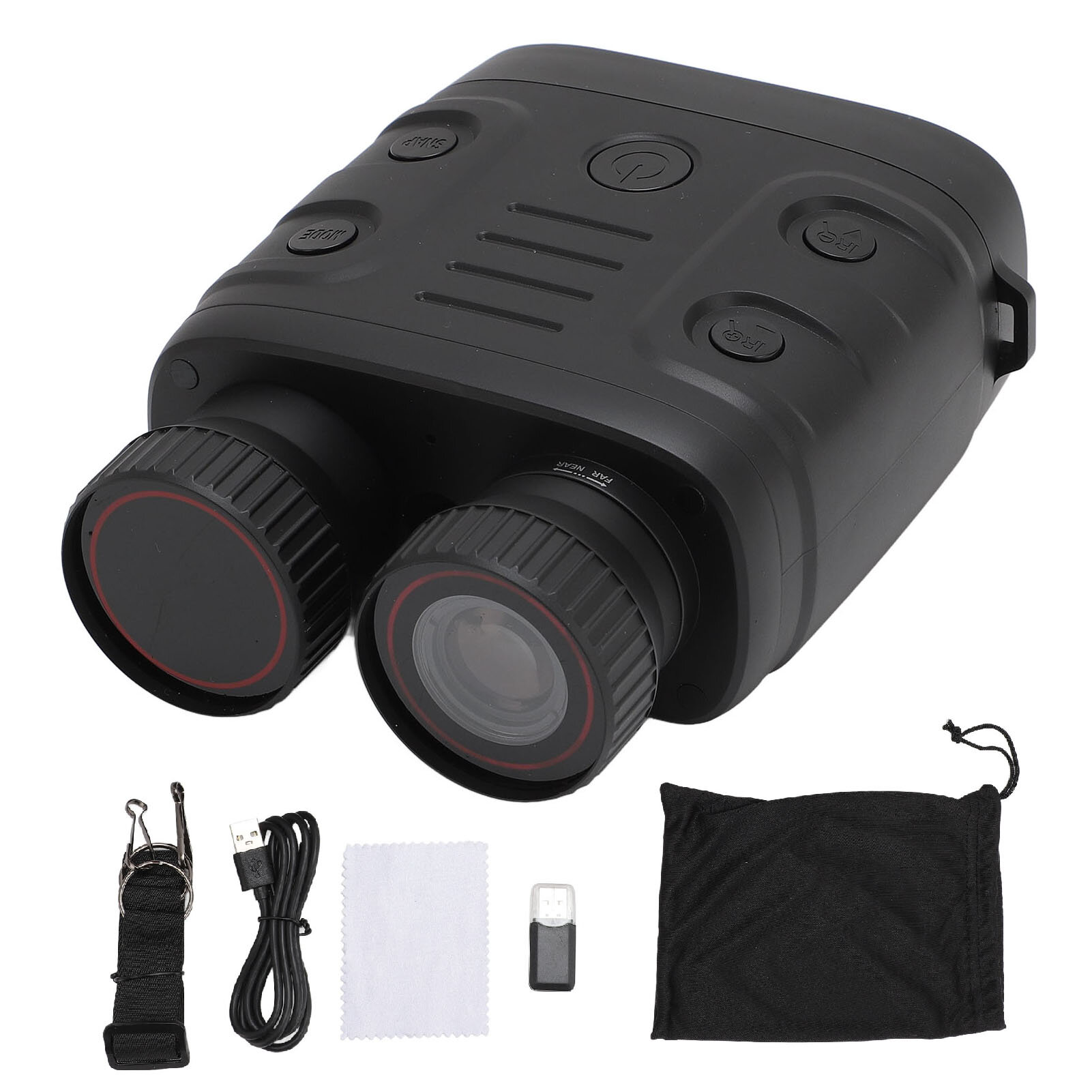 Цифровое телескоп Инфракрасное ночное видение 10x 2,5K 2,4 дюйма HD Бинокулярный телескоп для туристических концертов дикой природы спортивные мероприятия