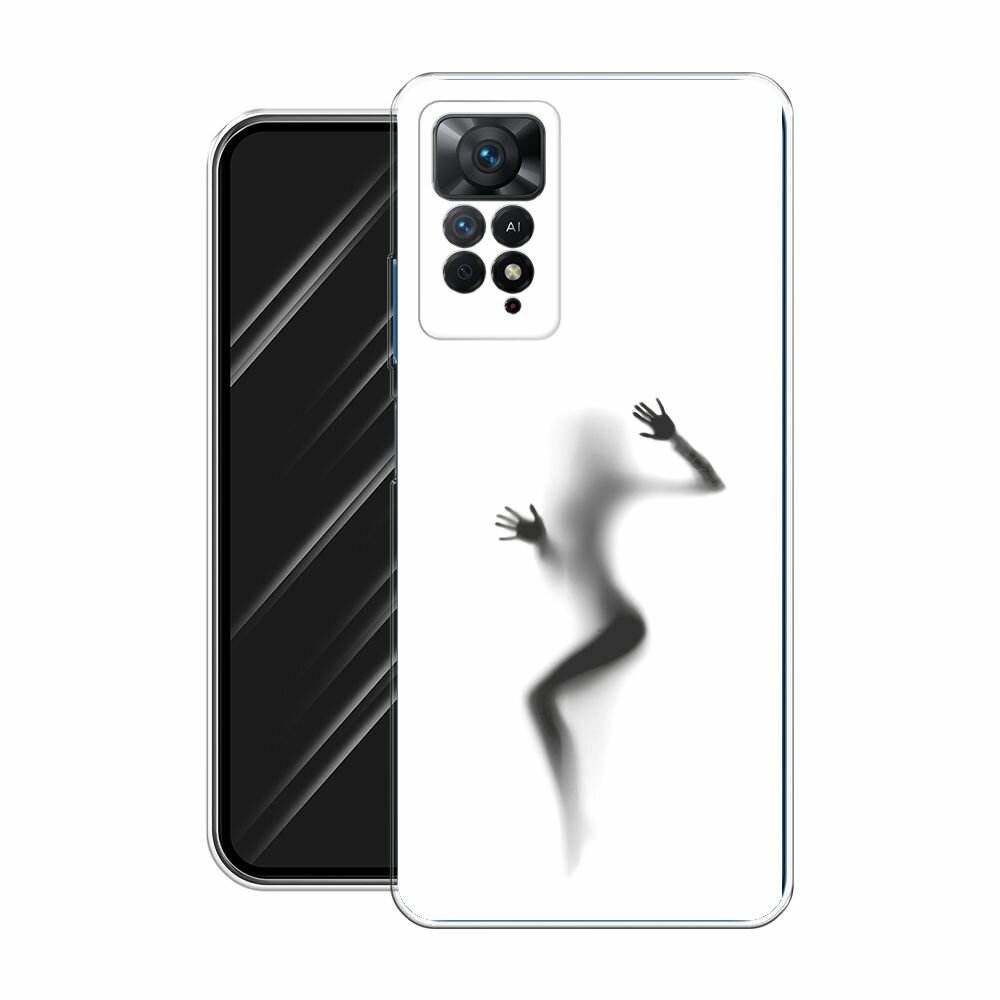 Чехол на Xiaomi Redmi Note 11E Pro / Сяоми Редми Нот 11E Pro Про с принтом "Девушка в душе" — фото 1