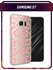 Чехол на Samsung Galaxy S7 / Самсунг Галакси С 7 с принтом "Простые розовые цвет...