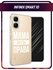 Чехол на Infinix Smart 10 / Инфиникс Смарт 10 с принтом "Мама права", прозрачный