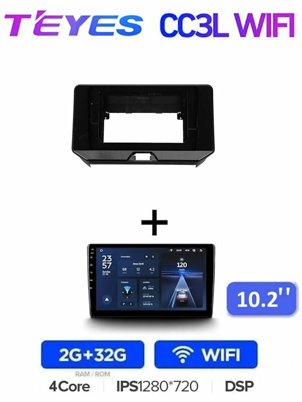 Магнитола Teyes CC3L WiFi 2/32 Gb 10 для Toyota Harrier 4 XU80 2020-2022