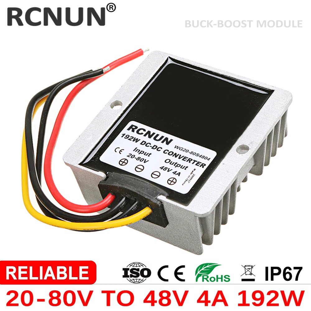 RCNUN DC/DC Конвертер 20-80В до 48В 192Вт