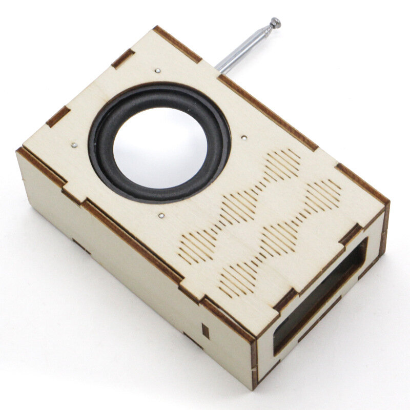 Набор для экспериментов DIY "Радиоприемник №4", деревянный конструктор