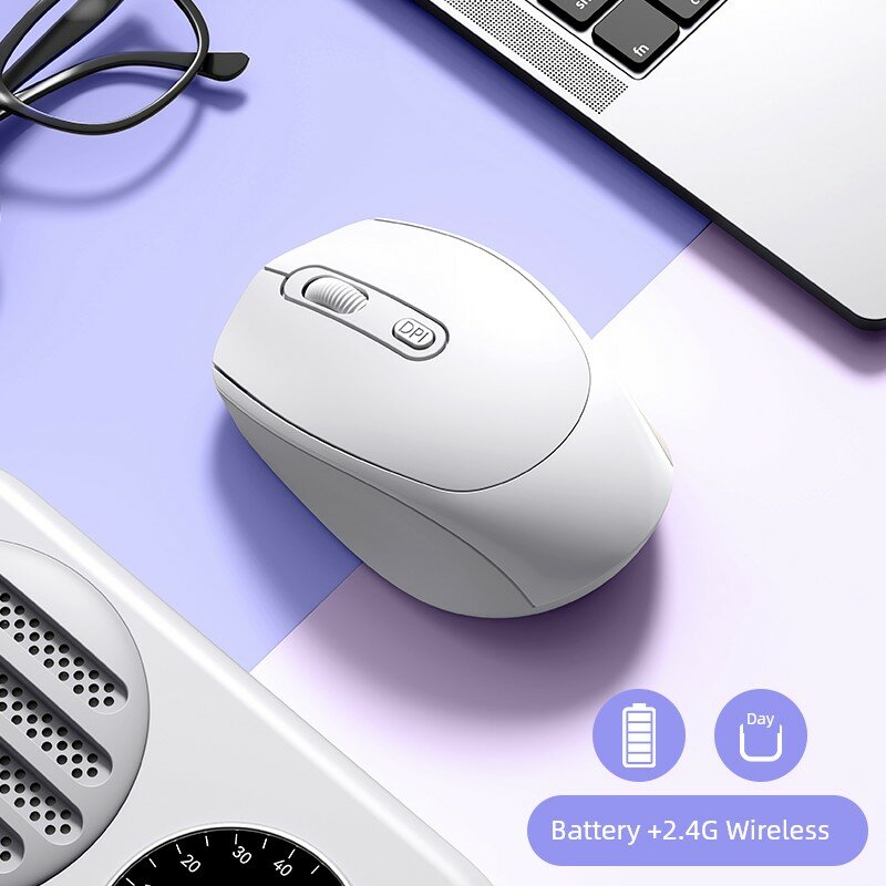 Беспроводная мышь Bluetooth, бесшумная, для дома, бизнеса, офиса, перезаряжаемая, для ноутбука, настольного компьютера,