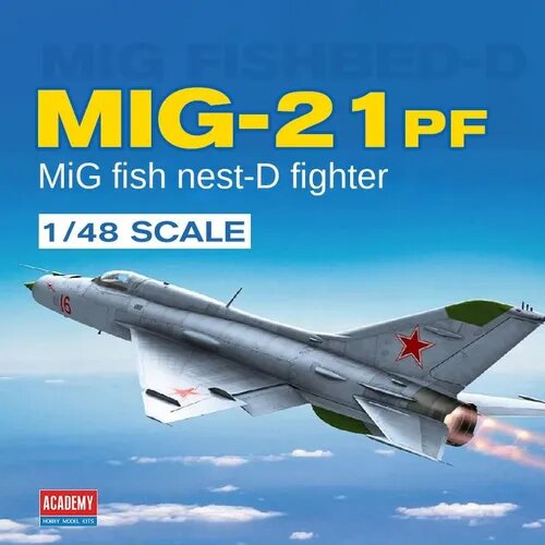 Academy AC12320 1/48 MIG-21 PF Fishbed-D сборная модель самолета