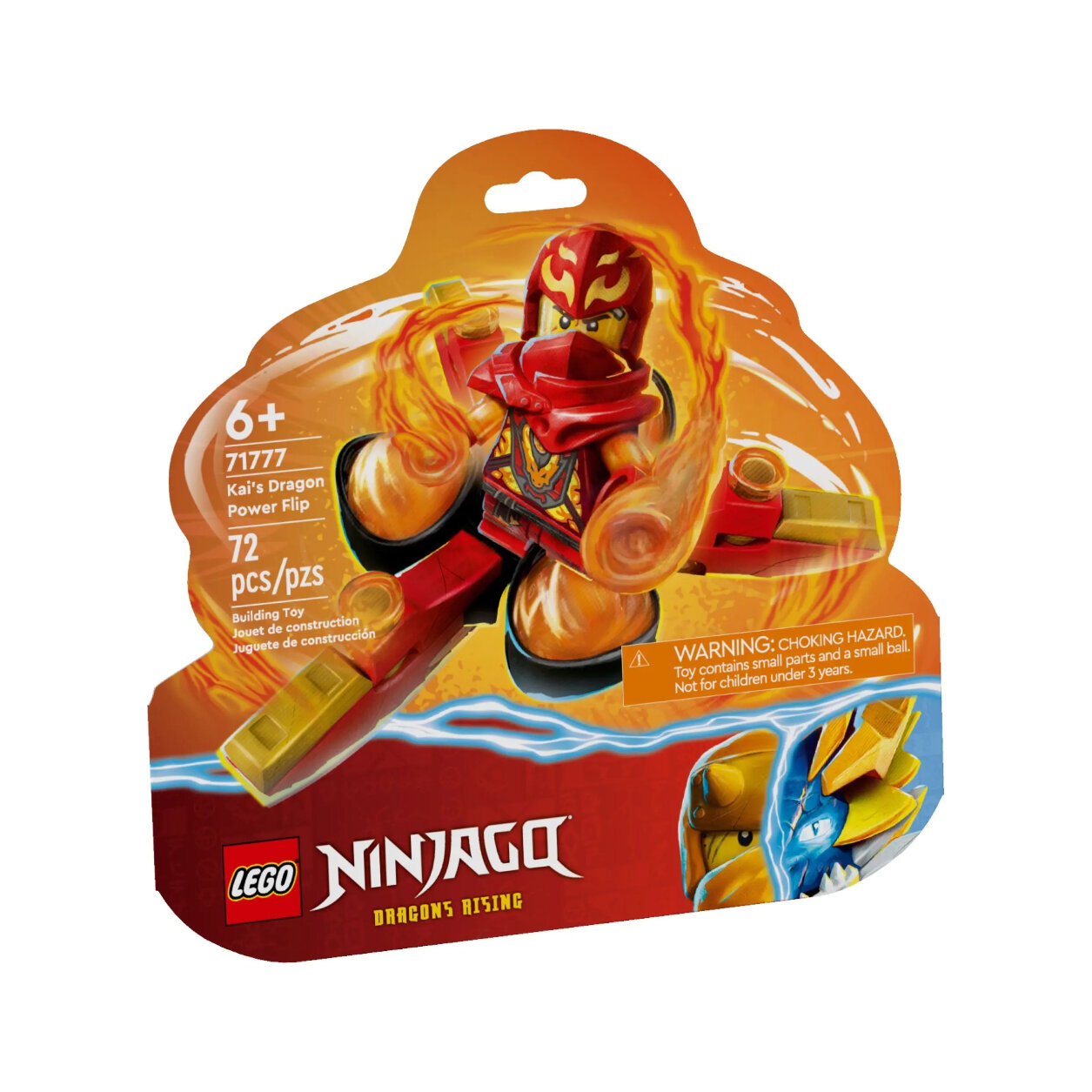 LEGO Ninjago Персонажи KAI'H Дракон Пава Призрачный Переворот Конструкторы 72 шт. 71777
