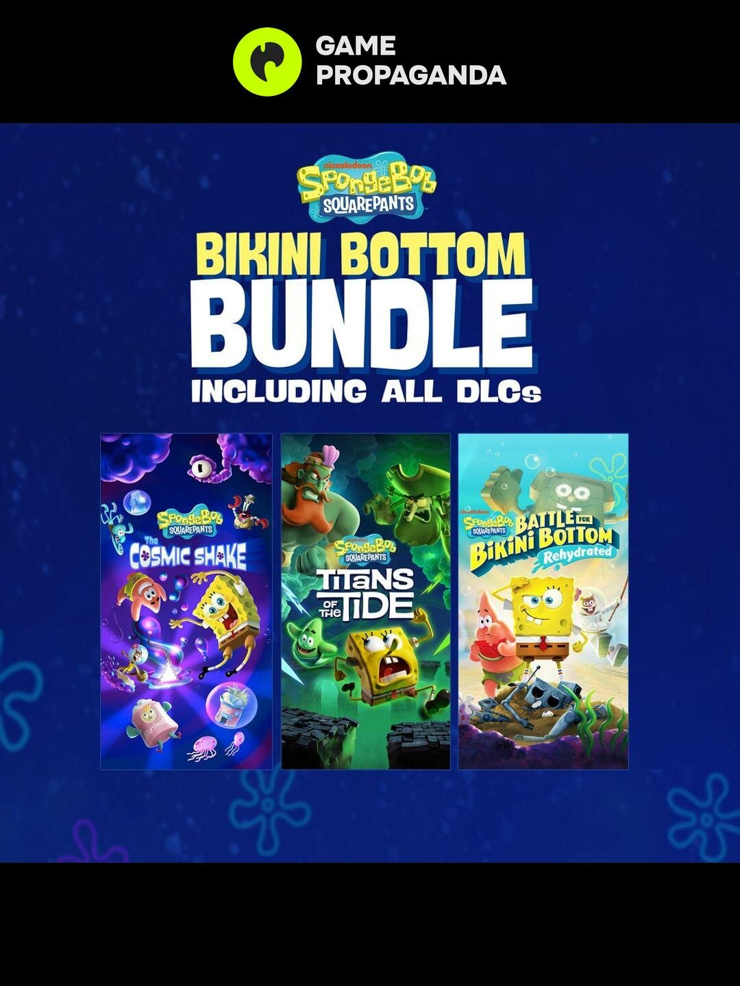 Игра SpongeBob SquarePants: Bikini Bottom Bundle PS4, PS5 + 151 TRY на баланс PSN. Турция. Цифровая версия