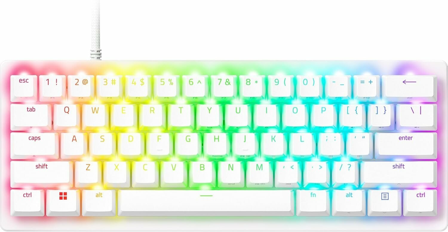 Игровая клавиатура Razer Huntsman V3 Pro Mini (Analog Optical Switches Gen-2) белый