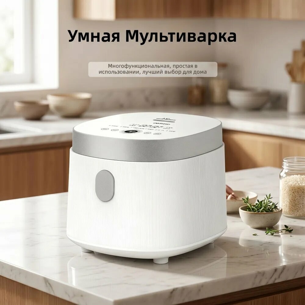 Мультиварка-скороварка для дома, объем 2,5 л, на 2–3 человека
