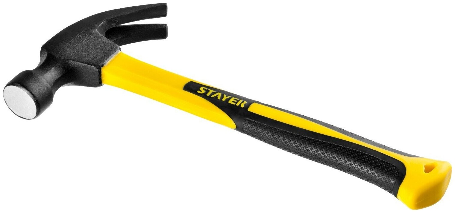 Молоток-гвоздодер 0.68 кг Stayer Fiberglass 2026_z01