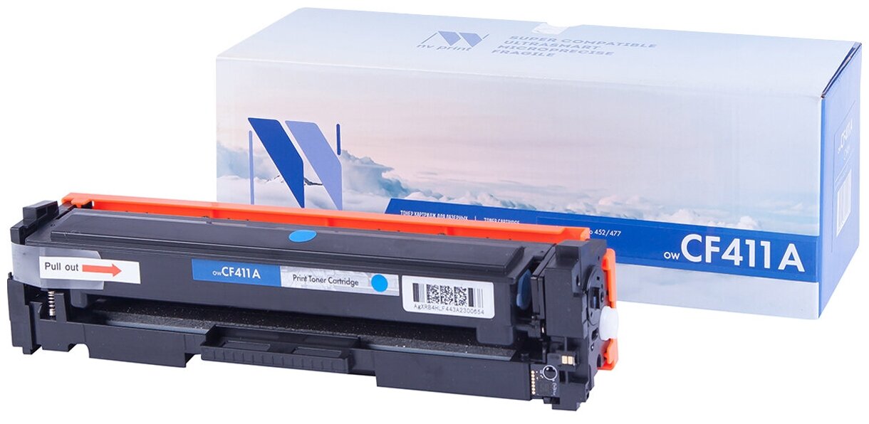 Картридж NV-Print для HP LaserJet Color Pro M377/M452/M477, CF411A Cyan
