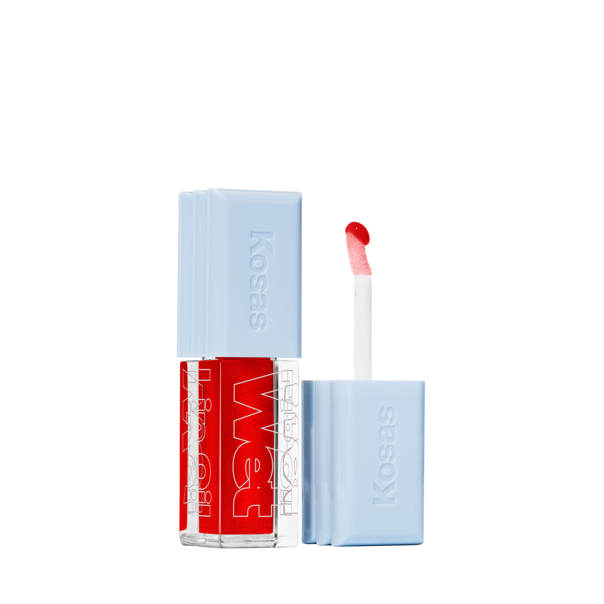 Kosas Влажное масло для губ Wet Lip Oil обогащенное пептидами 4,6 мл оттенок Slushy