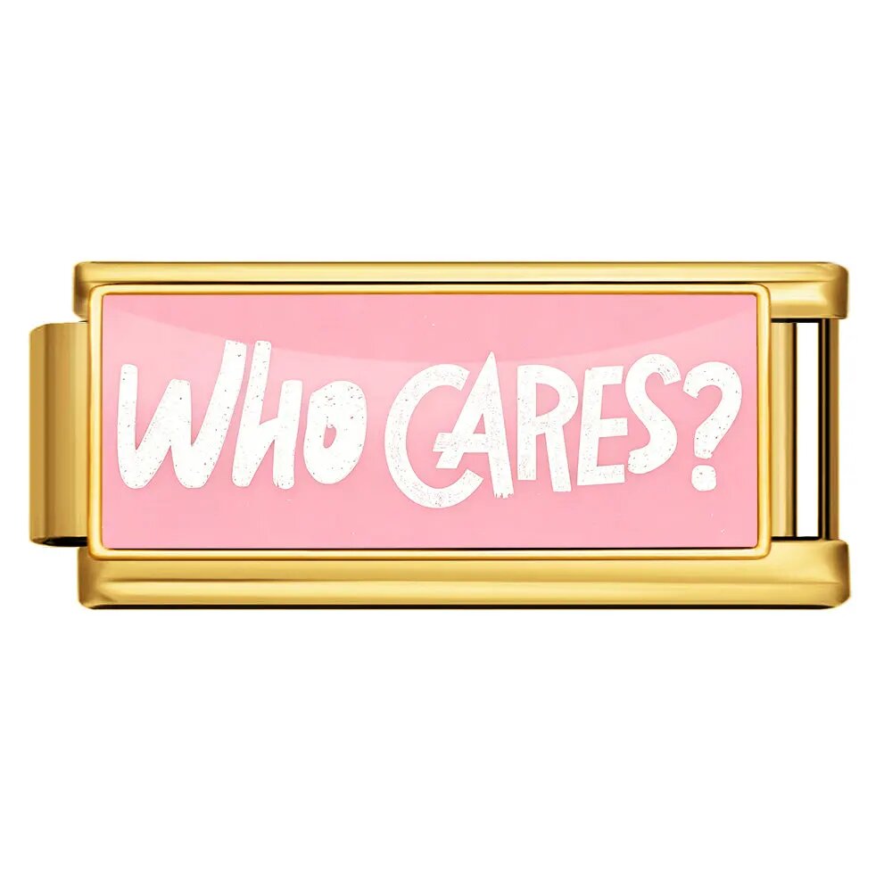 Бусина Who CARES? розовый, ICP-JYAA0019-2
