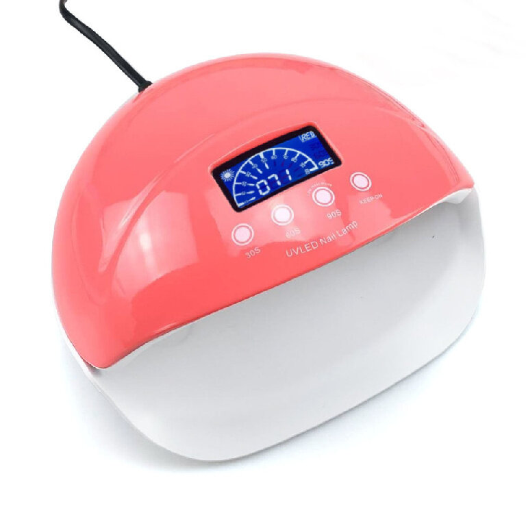 SIMEI Лампа UV-LED NAIL LAMP 50W для маникюра, коралловая