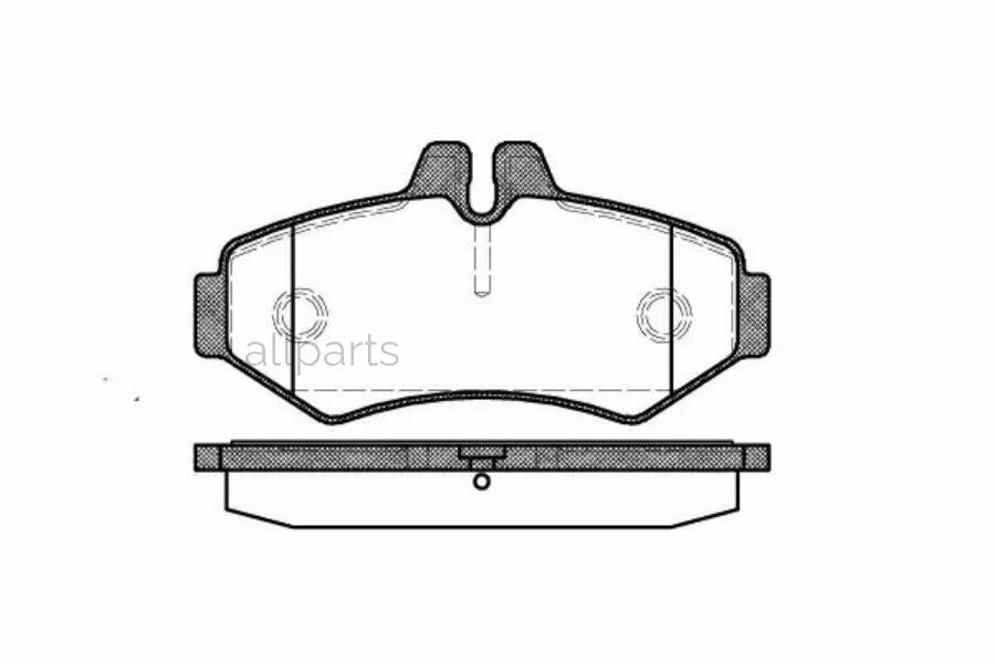 REMSA 073300 733 00 колодки дисковые ! задн. \MB Sprinter 208D/308D, VW LT 28 2.8TDi 96>