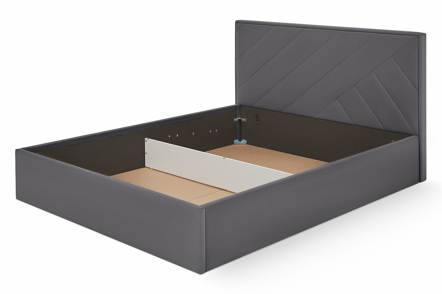 Каркас кровати Hoff Монако, 180х200 см, цвет темно-серый, без основания и подъемного механизма