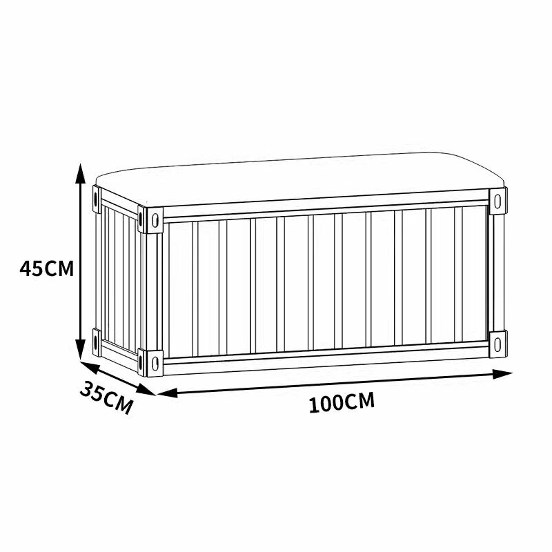 Банкетка серии Industrial Furniture (100 см (выбор цвета при заказе))