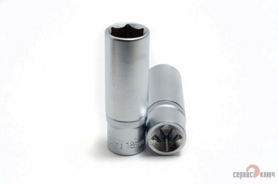 Сервис ключ 77818 Головка глубокая ( 6 граней) 18 мм Сервис ключ 77818
