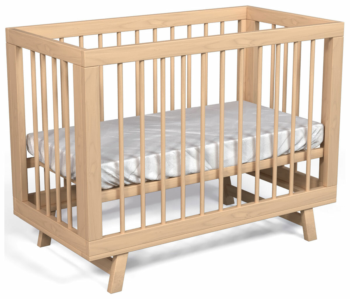 Кроватка для новорожденного Lillaland Lilla Aria, дерево