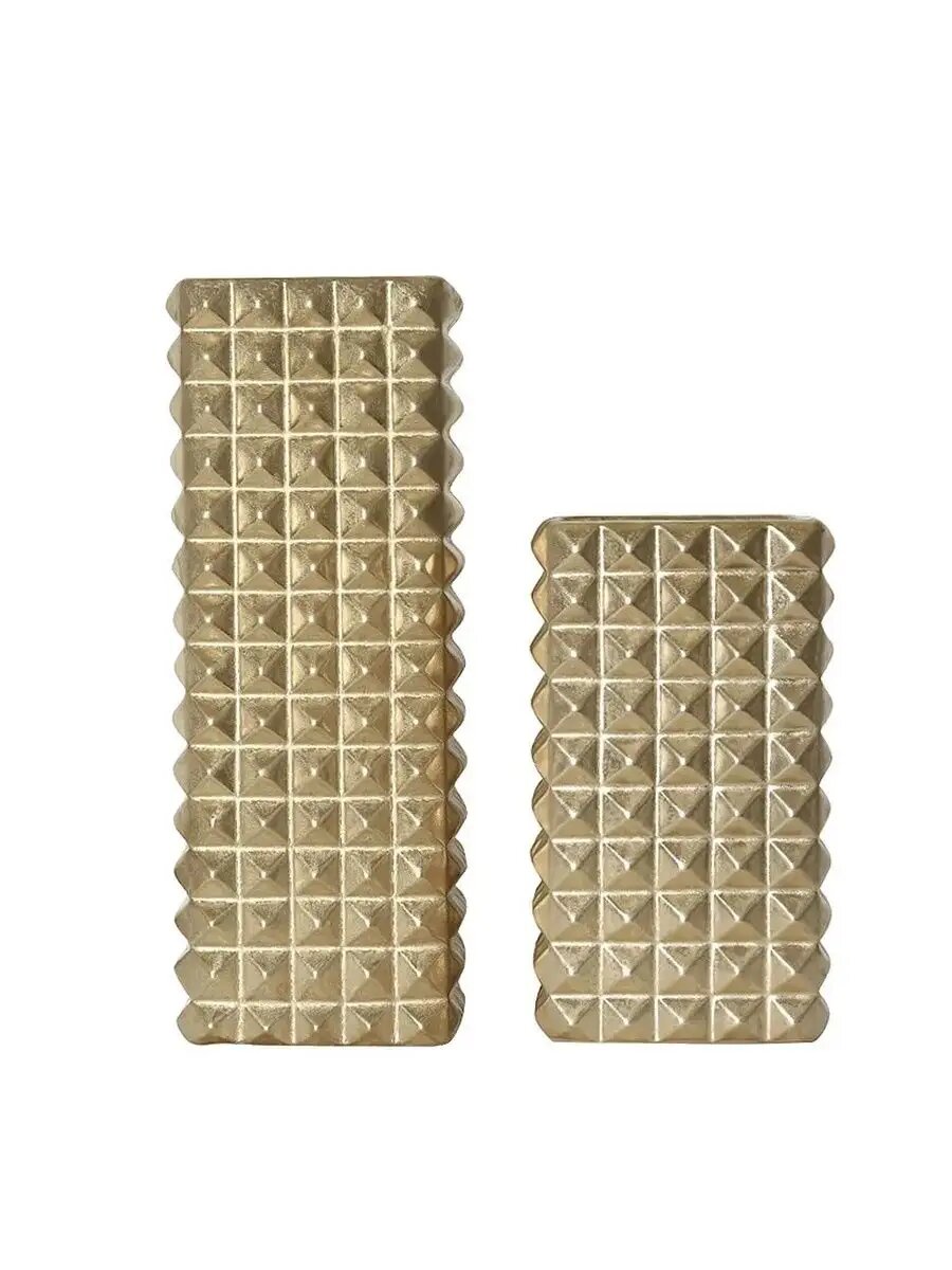 Золотые керамические вазы