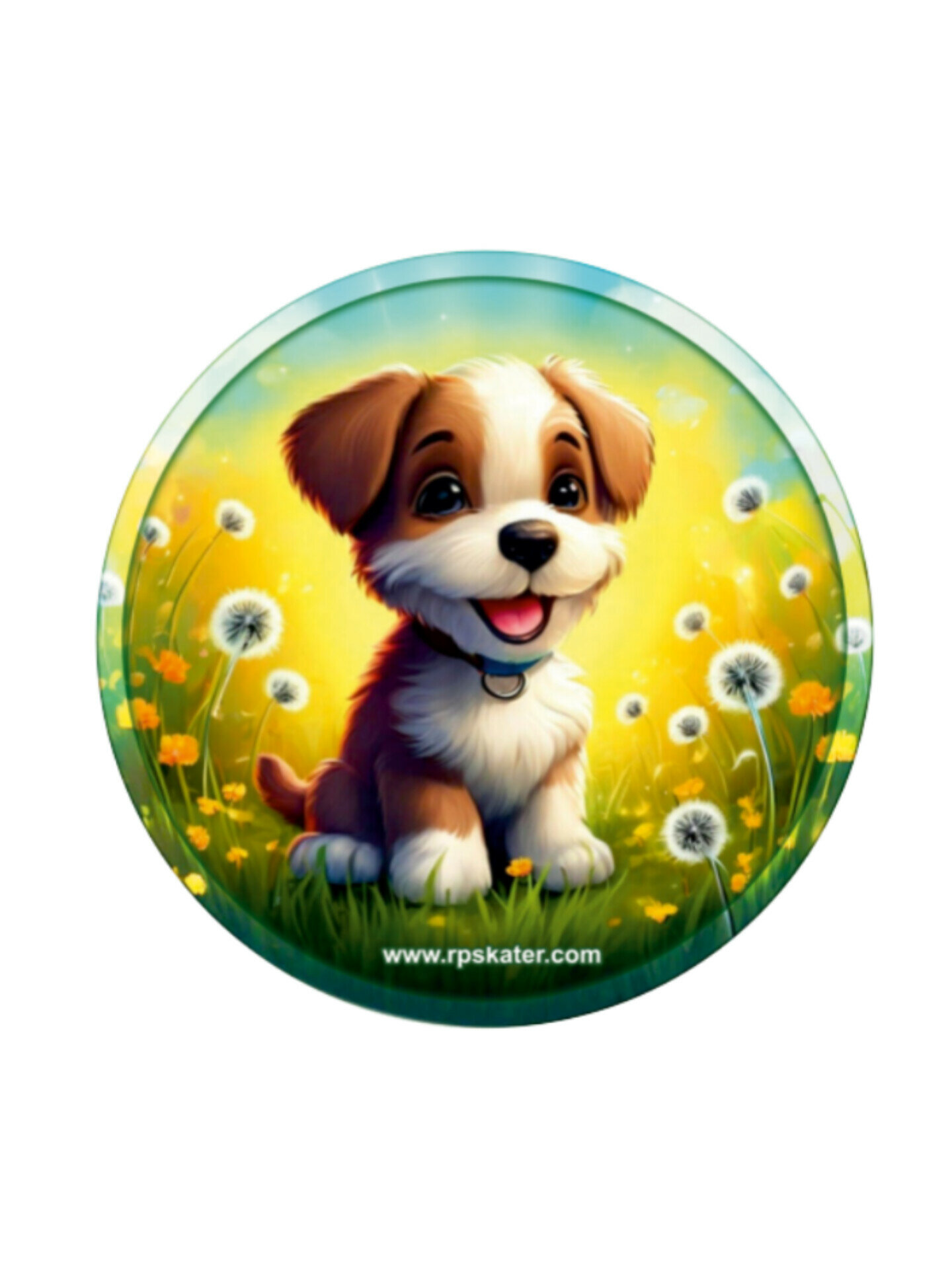 Спиннер-диск с рисунком RPS для отработки многооборотных прыжков и вращения " Песик"