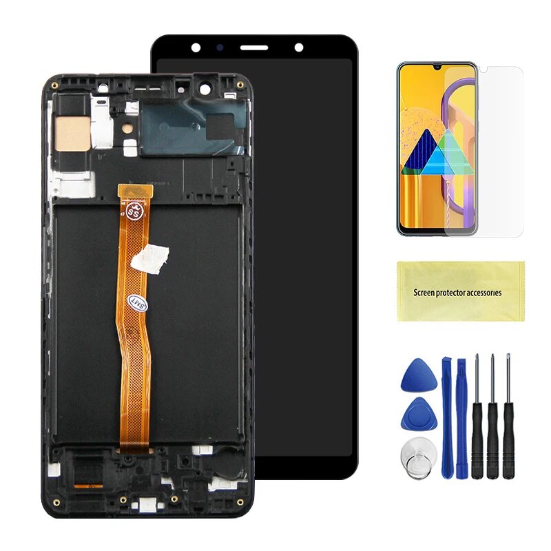 Дисплей в сборе Samsung A7 2018 (A750) Black With Frame