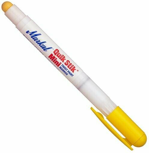 Маркер промышл. на основе твердой краски MARKAL QUIK STIK MINI желтый