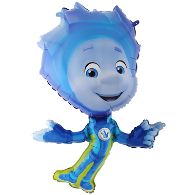 Шар фольгированный ненадутый К фигура Фиксики Нолик