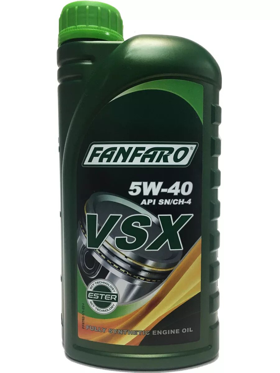 VSX моторное масло 5W40 синтетическое 1 л