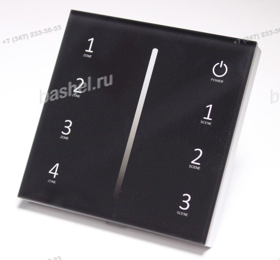 Панель сенсорная встраиваемая 1ch SMART-P34-DIM-IN Black 0(1)-10V, (выходной сигнал 0(1)-10V, 230V, Sens), Arlight