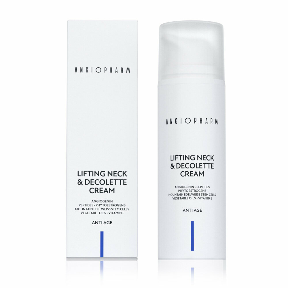 Angiopharm Lifting Neck Decolette Cream Лифтинг крем для шеи и зоны декольте, 50 мл