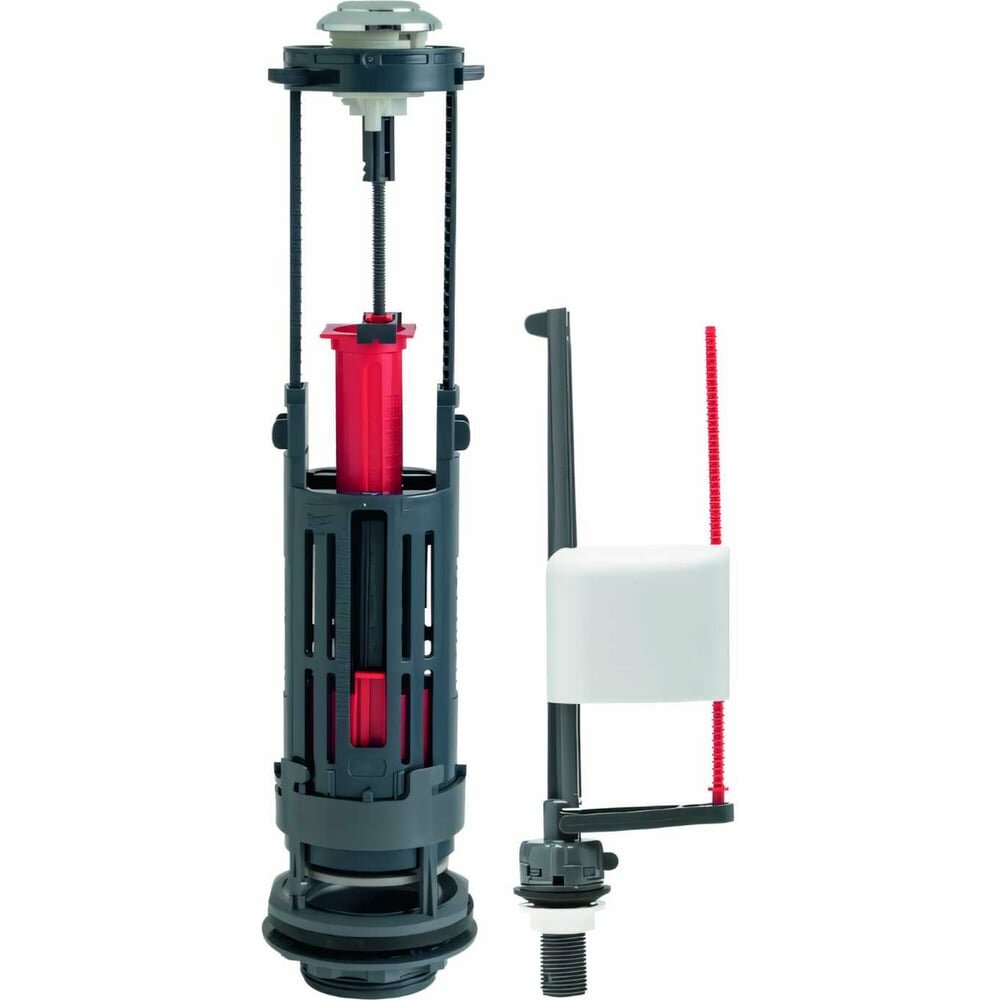 Сливной механизм WIRQUIN Kompact двухрежимный, ONE 3/6 L, заливной клапан донный 1/2 10975008, 399 мм