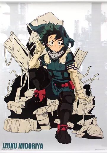 Гобелен настенный. MY HERO ACADEMIA Midoriya Izuku Get A Chance! "Get A Chance!" Ichiban Kuji A Prize by Bandai Spirits
