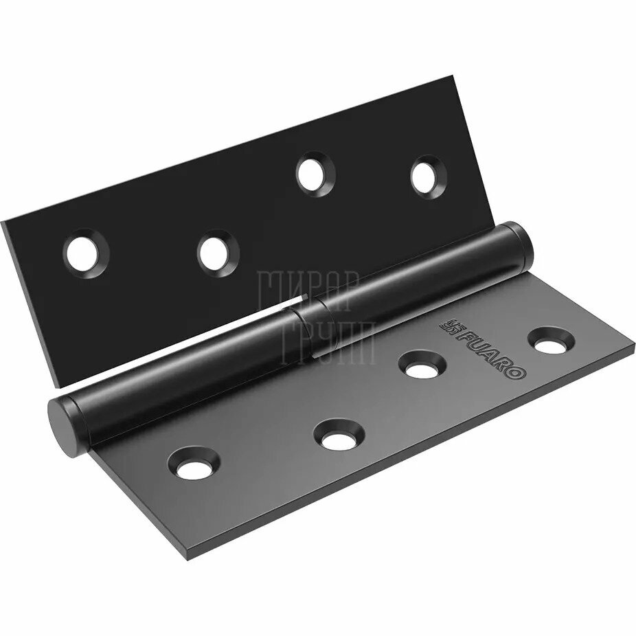 Петля съемная Fuaro (Фуаро) 413/BL-4 100x75x2.5 левая блистер черный матовый
